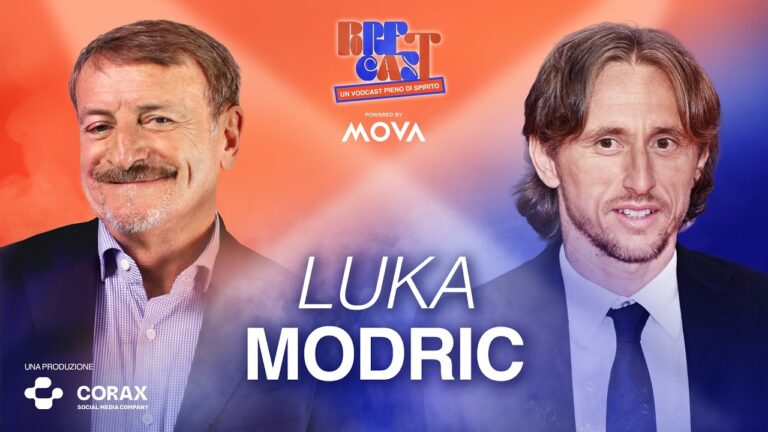 MOVA: l’intervista esclusiva a Luka Modrić di Giacomo Poretti live da ...